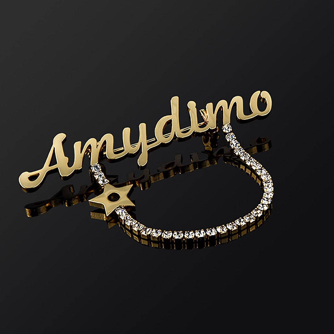 New Design Custom Lapel Pins, Personalized Name Lapel Pin With Star ...