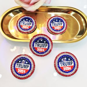 TRUMP 2024 Lapel Pin, USA Flag Lapel Pin, Trump Flag Pin, Pro America ...