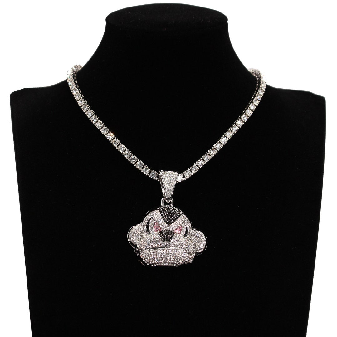 Angry Gorilla Pendant, Men's Iced Pendant Necklace, Icy Bling Hip Hop ...