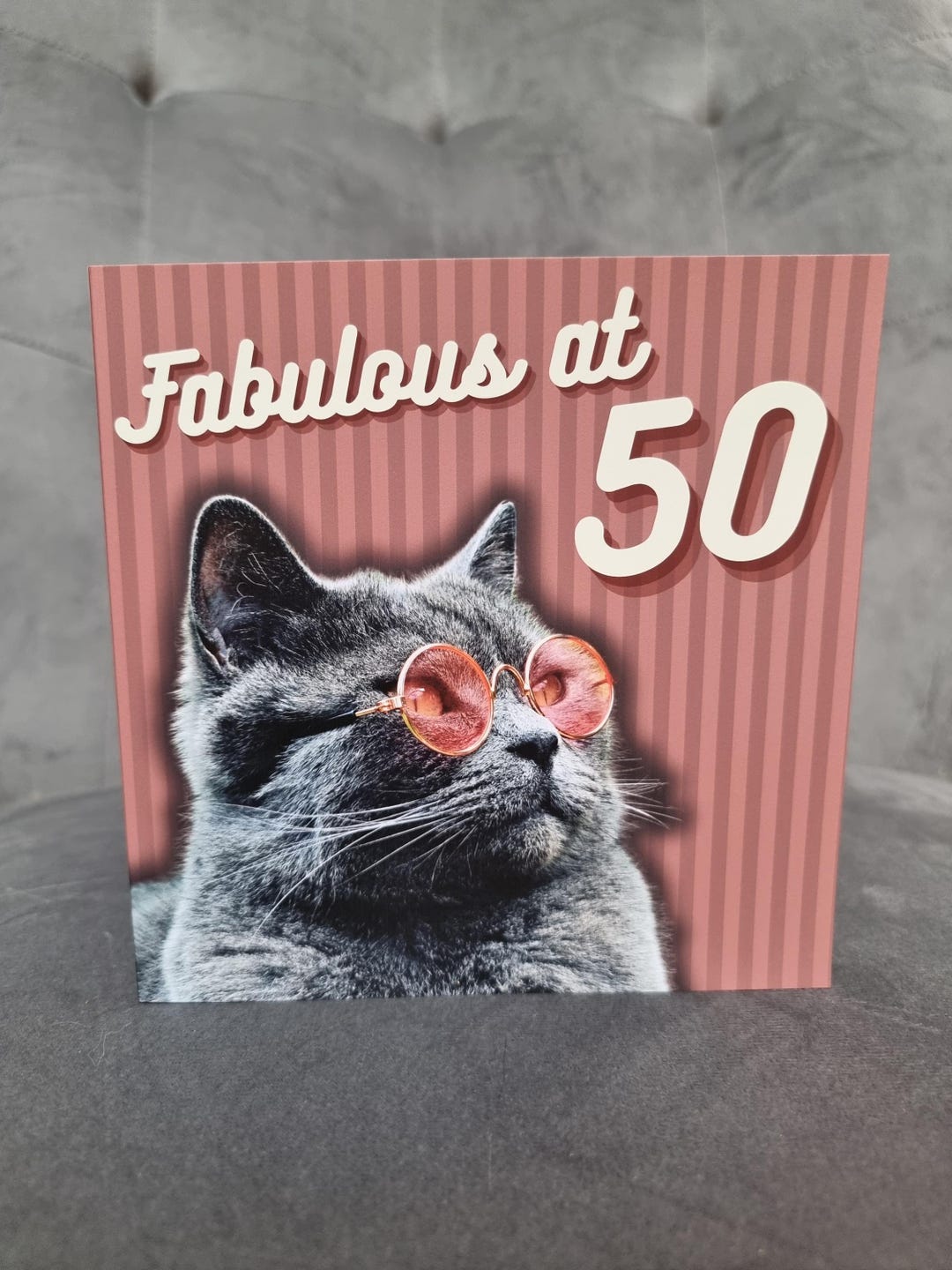 50th Birthday Card | Fabulous at 50! | Card for Friend | Best Friend ...