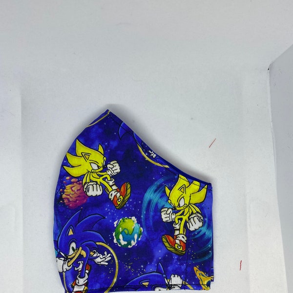 Sonic the Hedgehog Mask - Etsy