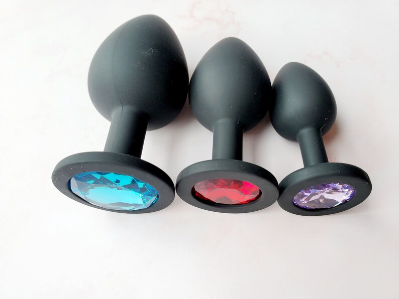 Black Silicone Butt Plug Anal Bead Silicone Sex Toys Anal Etsy