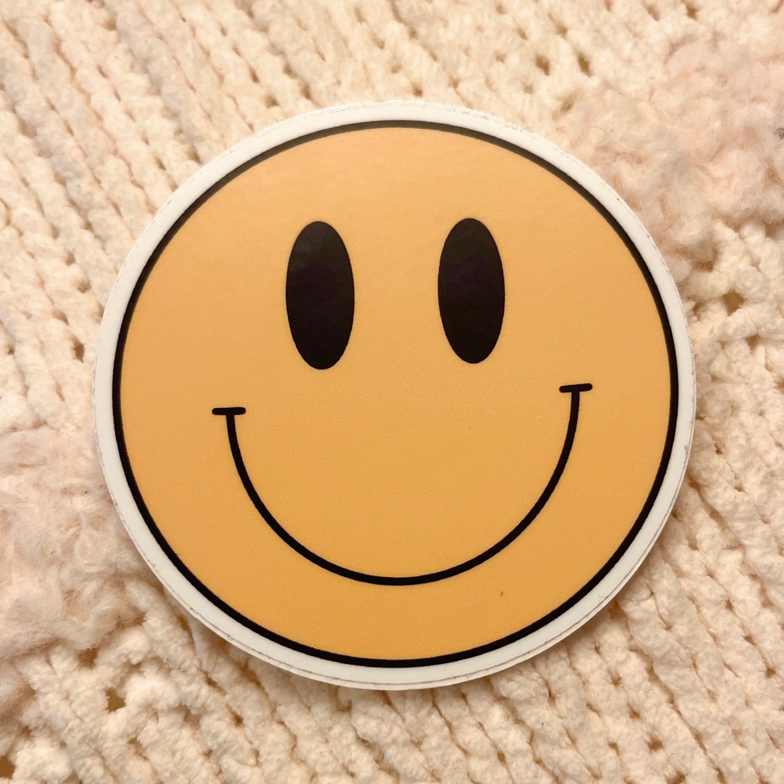 Smiley Face Sticker Vinyl Die Cut Sticker Laptop Decal - Etsy
