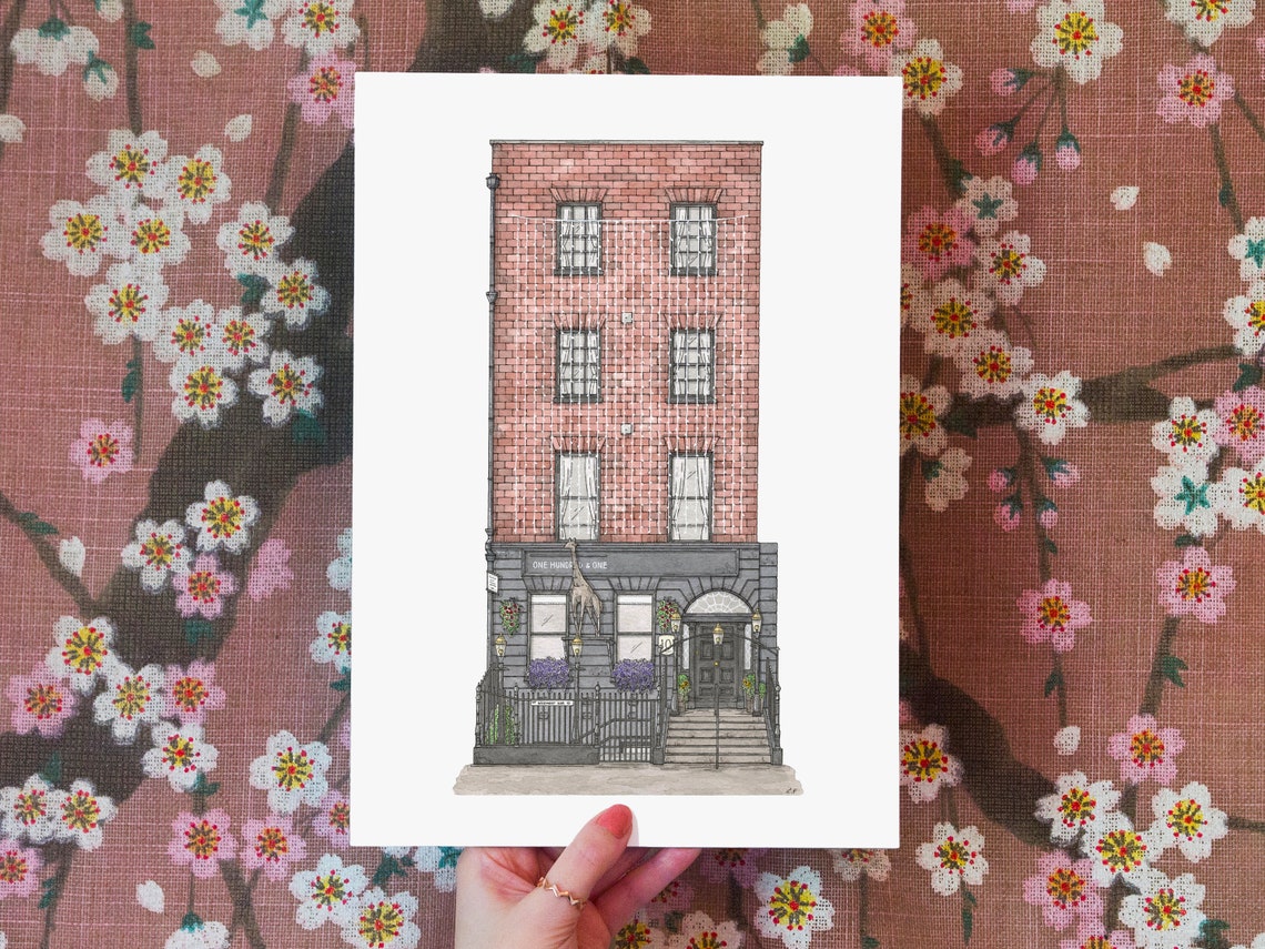 101 Limerick Ireland Art Print, Irish Pub Illustration, Limerick Bar ...