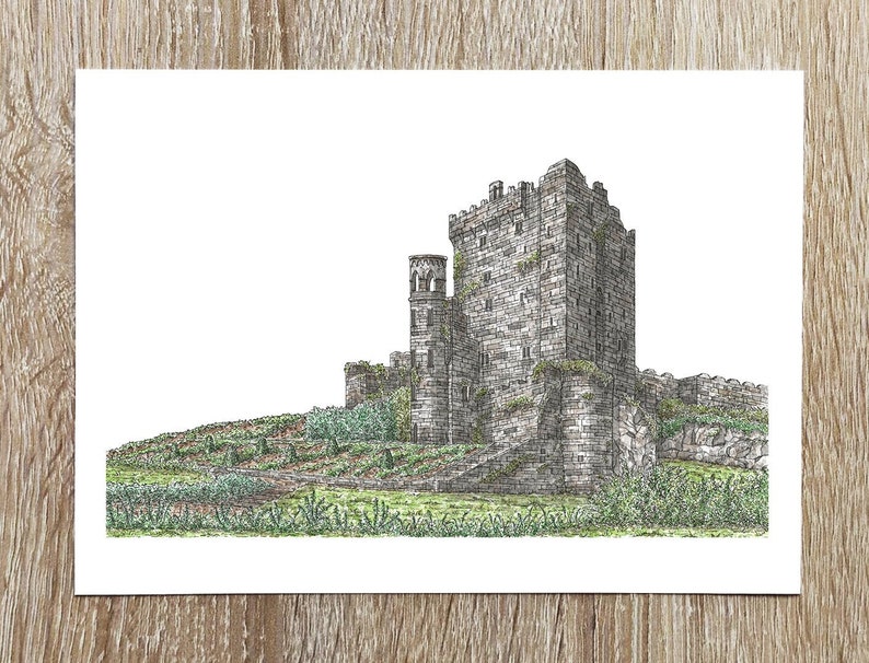 Blarney Castle and Gardens Co Cork Ireland Art Print, Irish Castle ...