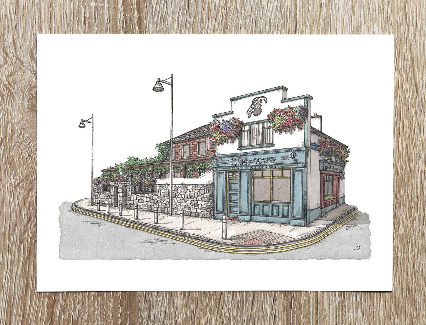 The Curragower Bar and Restaurant Limerick Ireland, Irish Pub Wall Art ...