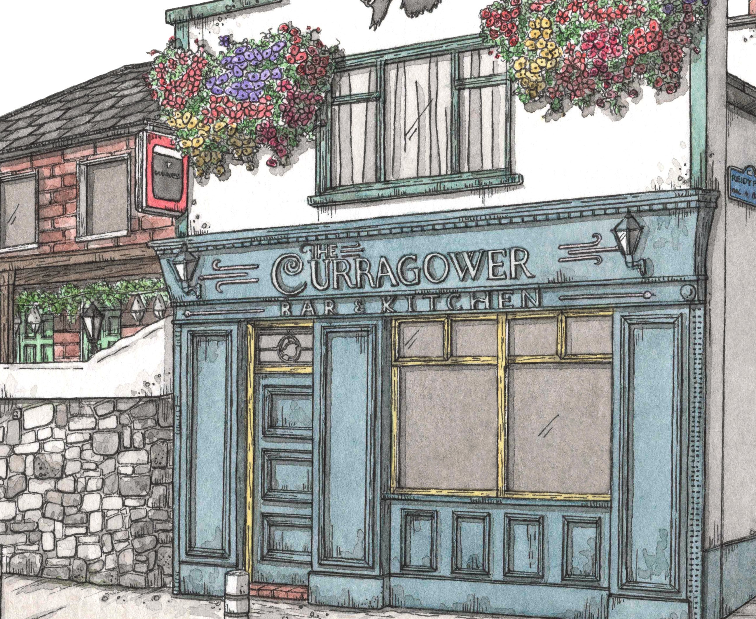 The Curragower Bar and Restaurant Limerick Ireland, Irish Pub Wall Art ...