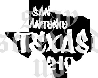San Antonio Svg | Etsy