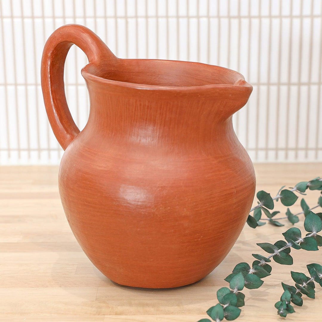Red Clay Hot Cocoa Pitcher chocolatera - Etsy