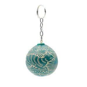 Hand-carved Gourd, or Jícara Keychain - Etsy