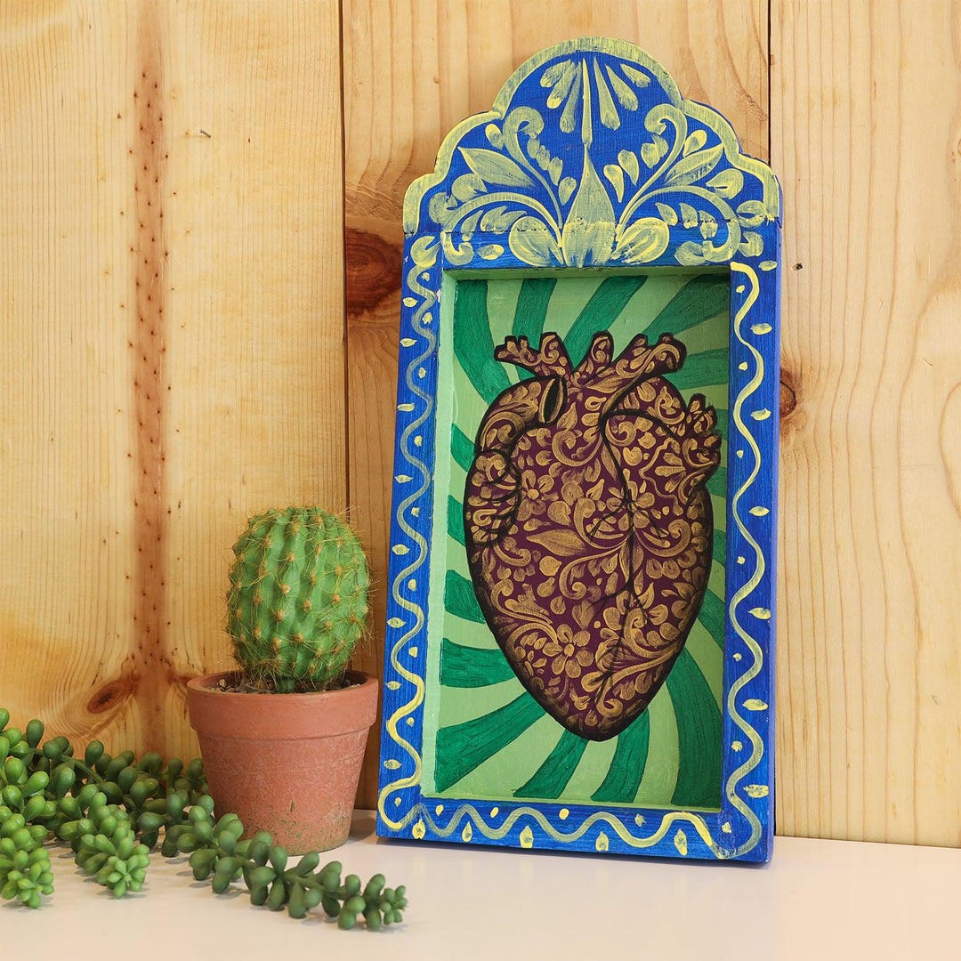 Hand-painted Wooden Rectangular Nicho Frames - Etsy