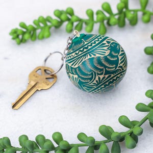 Hand-carved Gourd, or Jícara Keychain - Etsy