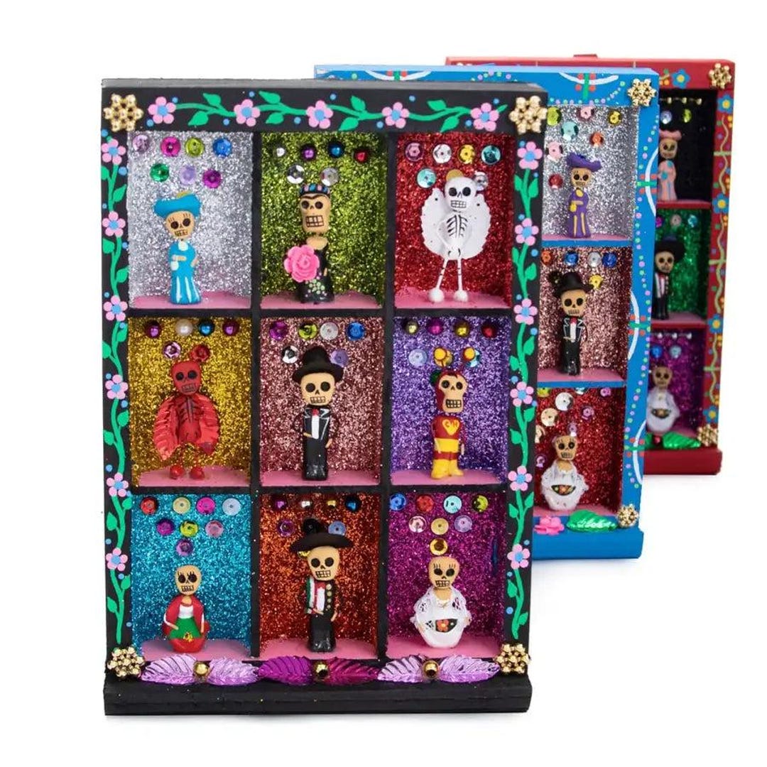Traditional Calacas Day of the Dead Shadow Box - Etsy