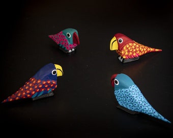 Hand Painted Parrot - Etsy