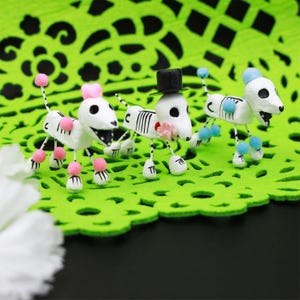 Clay Mini Day of the Dead Dog - Etsy