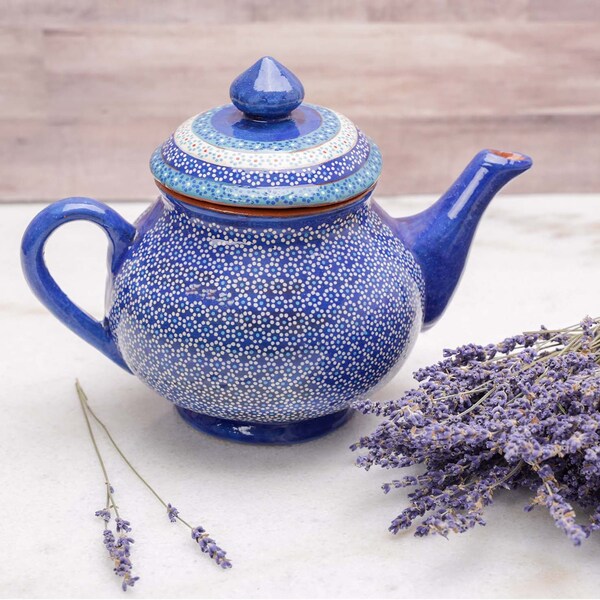 Hand Painted Tea Pot - Etsy