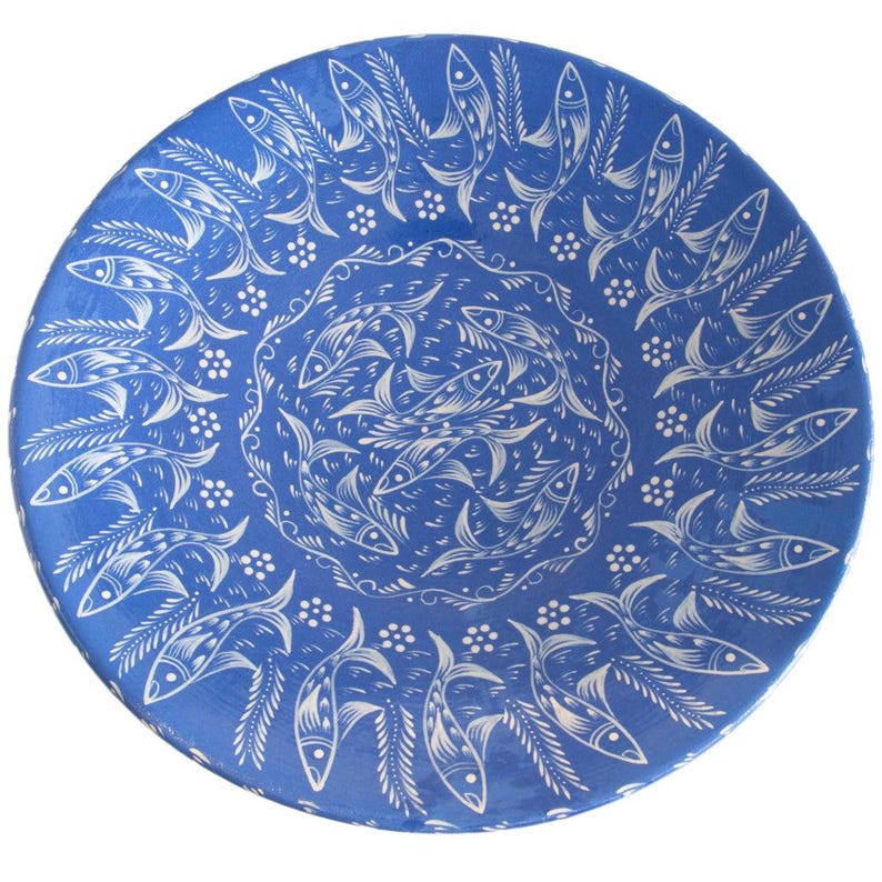 Peces De Capula Large Fruit Bowl - Etsy