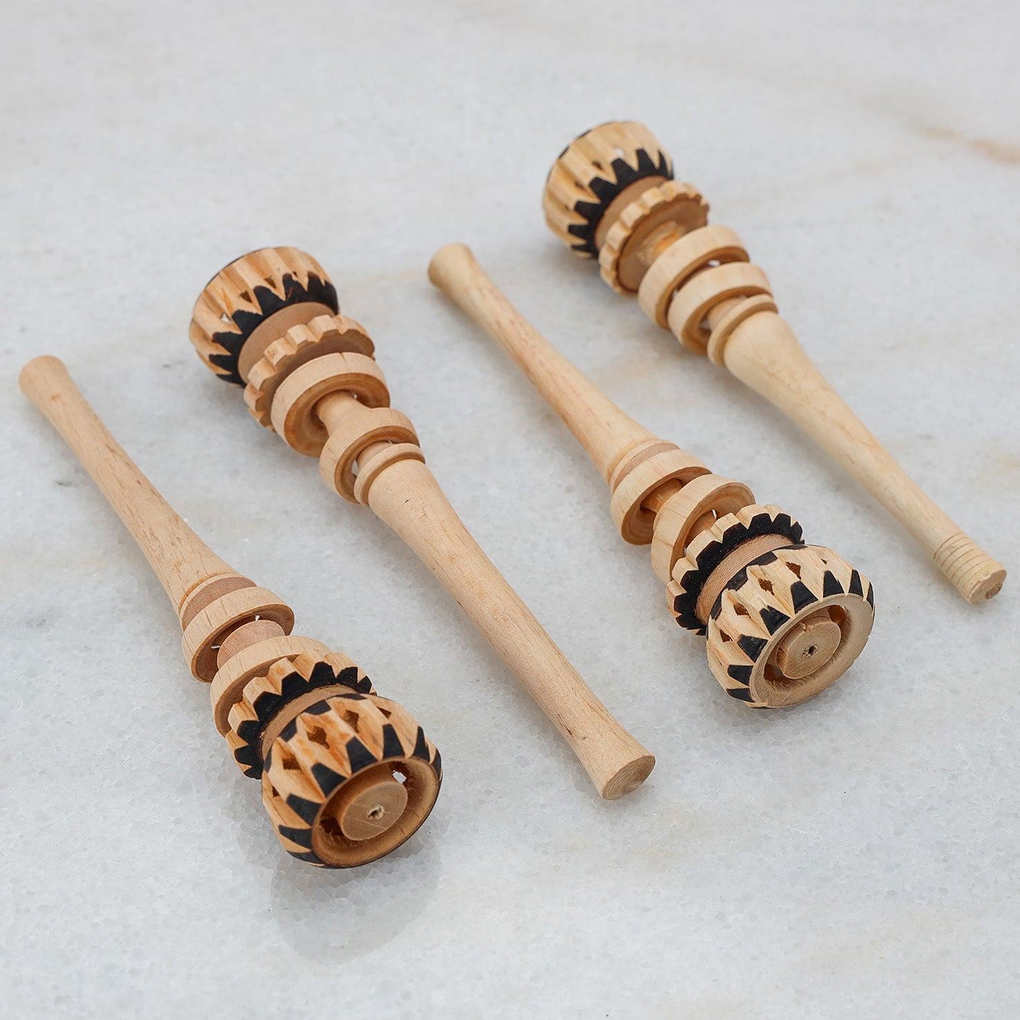 Small Natural Wooden Molinillo Whisk - Etsy