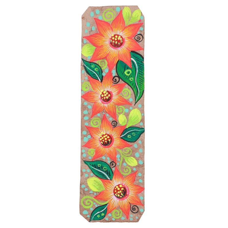 Hand-painted Papel Amate Xalitla Bookmarks - Etsy