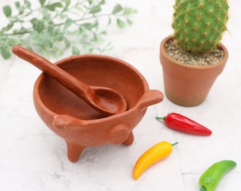 Red Clay Terracotta Cochinito Mini Spice or Salsa Bowl - Etsy