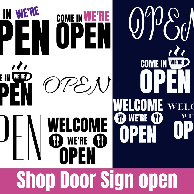 Open Closed Sign - Etsy