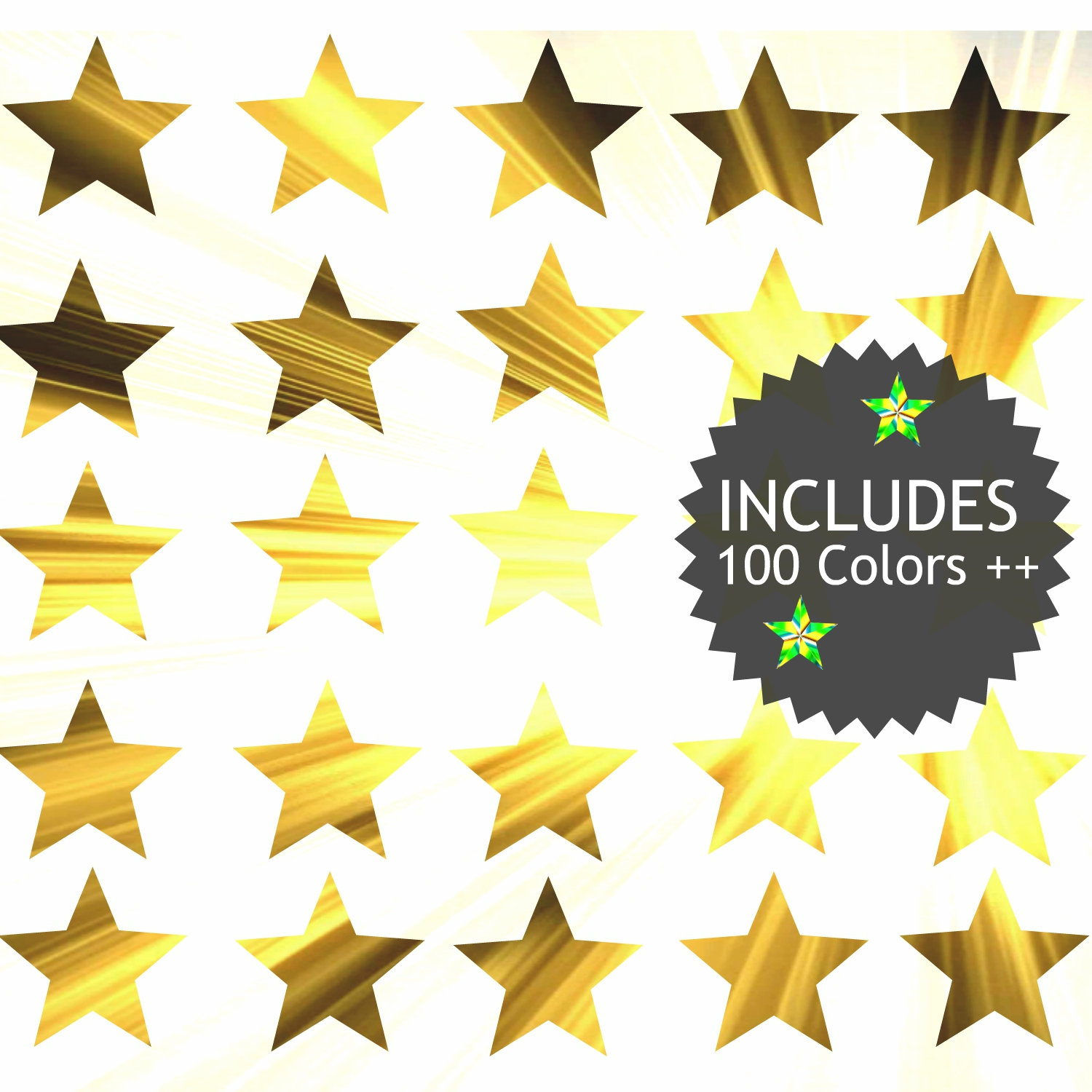 100 Star clipart rainbow colors solid bright pastel star png ...