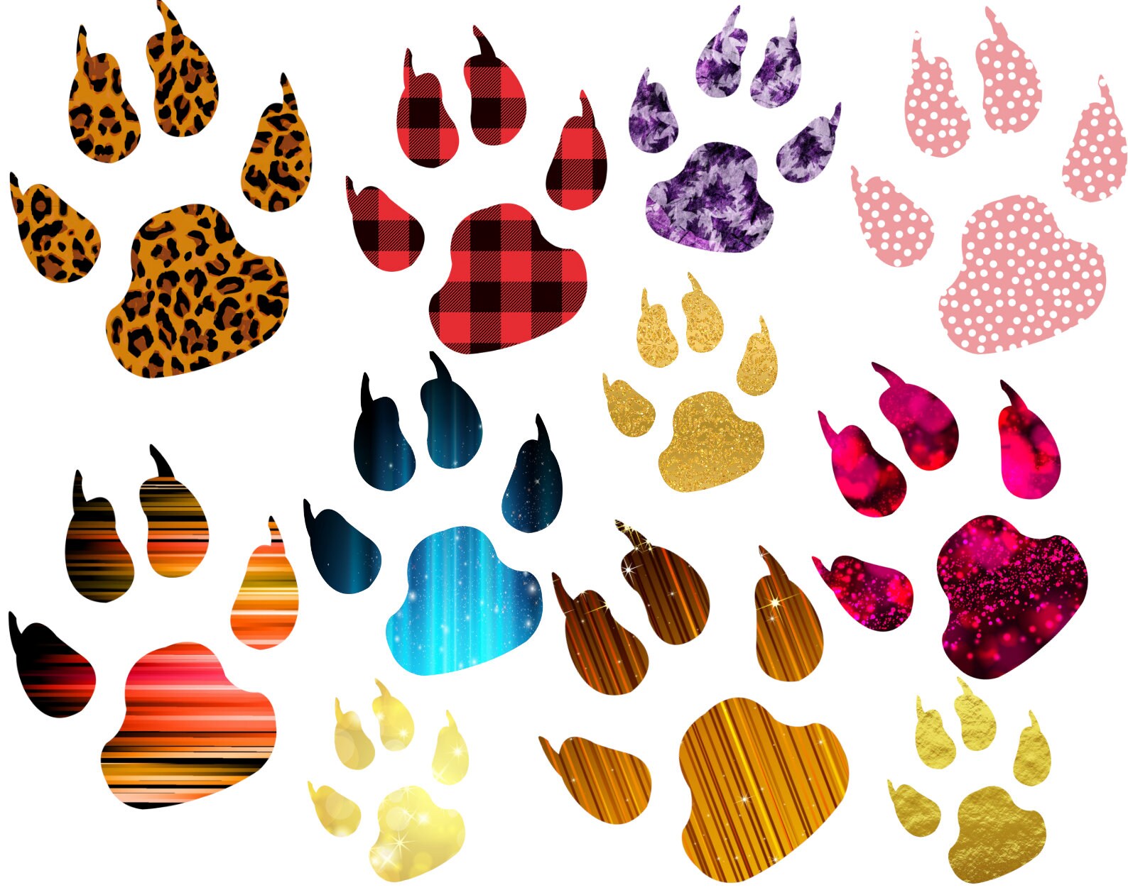 Paw Pattern Svg, Dog Paw Background, Cat Paw Svg, Pet Paw Svg ...