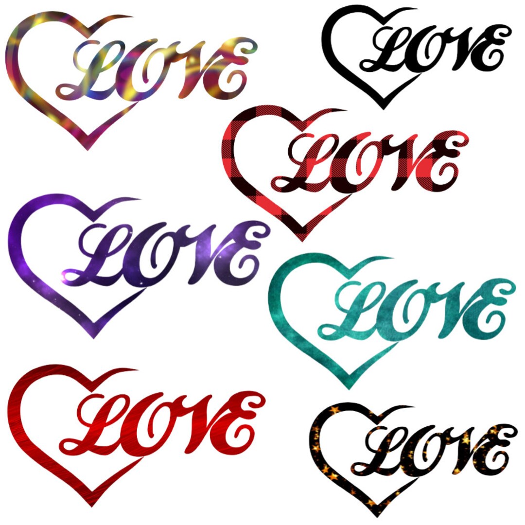 Valentine Clip Art, Heart Vector, Love Cut File, Cricut Frame SVG Jpg ...