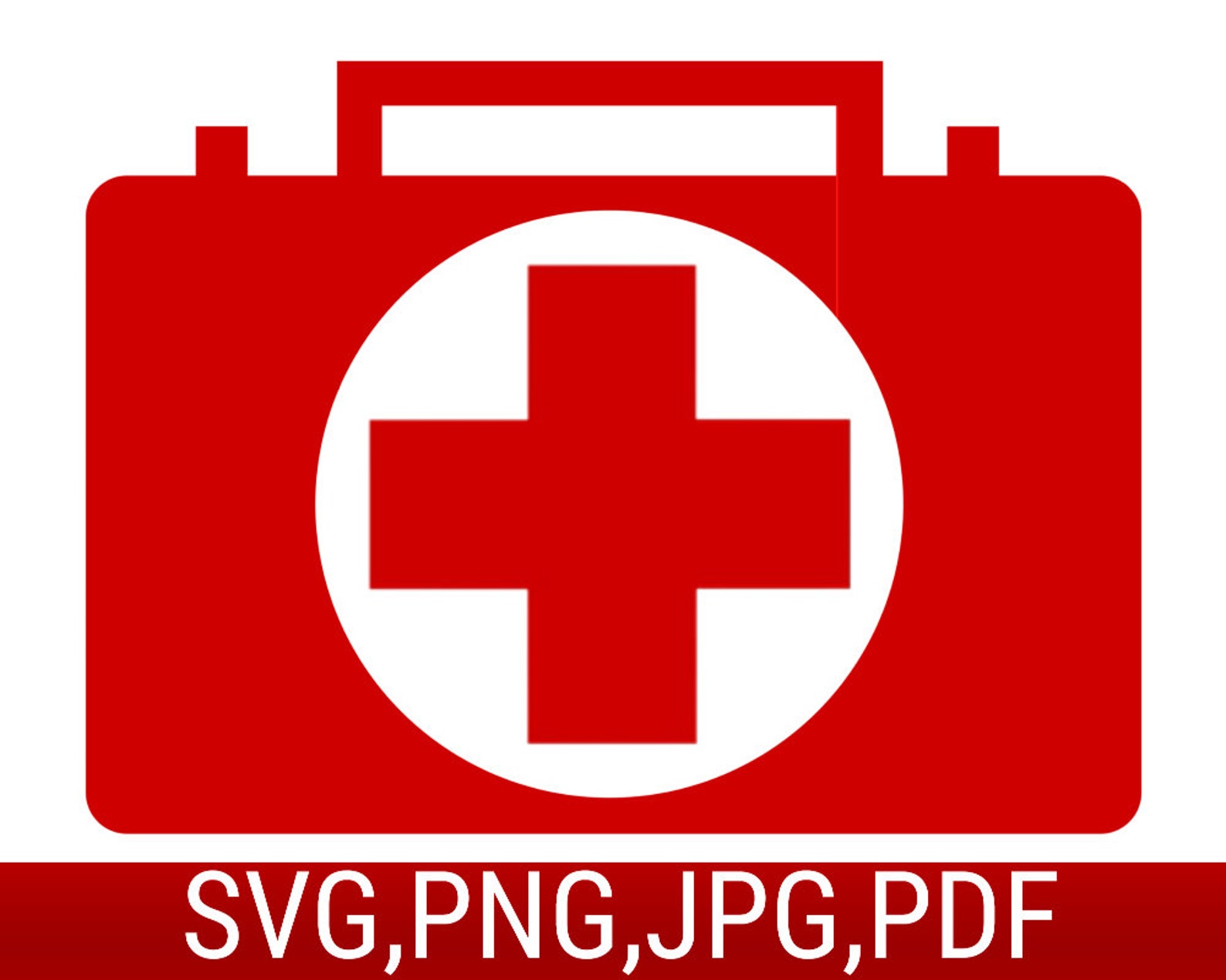 First Aid Box Svg Cut Files, Emergency Kit Medicine, First Aid Box File ...