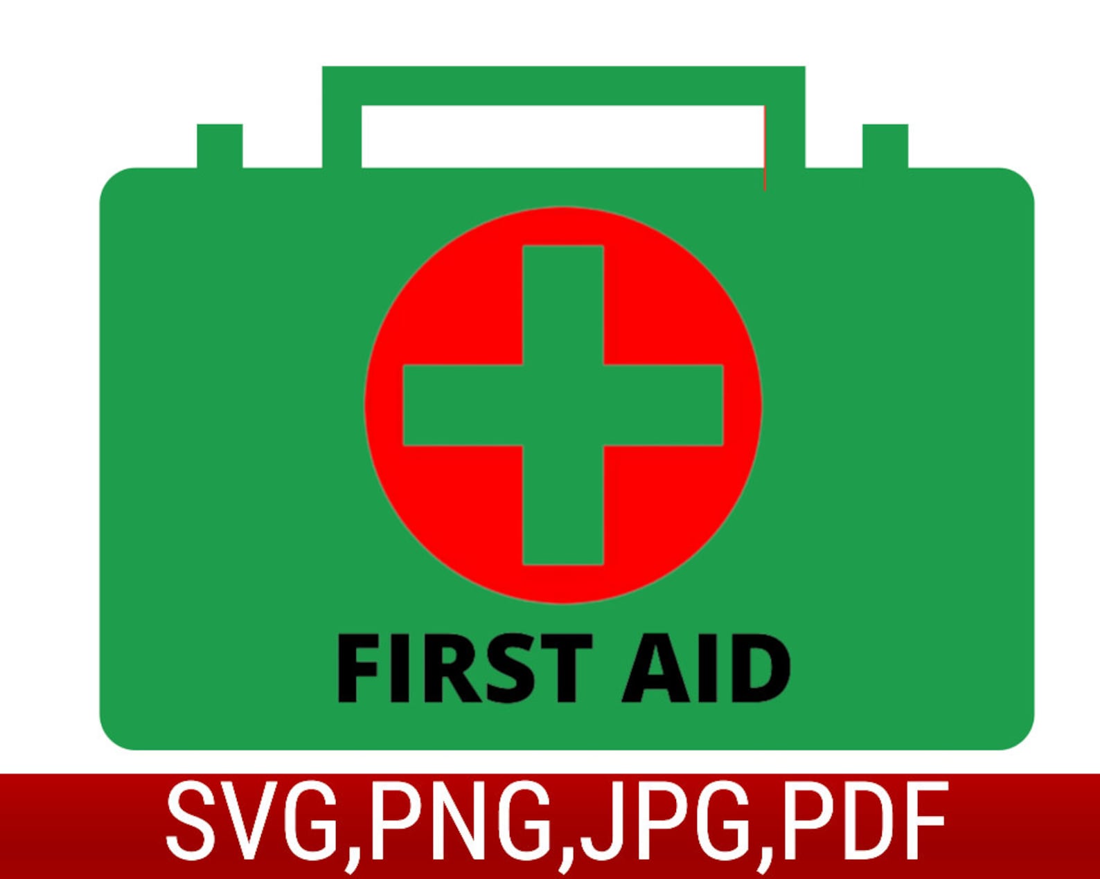 First Aid Box Svg Cut Files, Emergency Kit Medicine, First Aid Box File ...