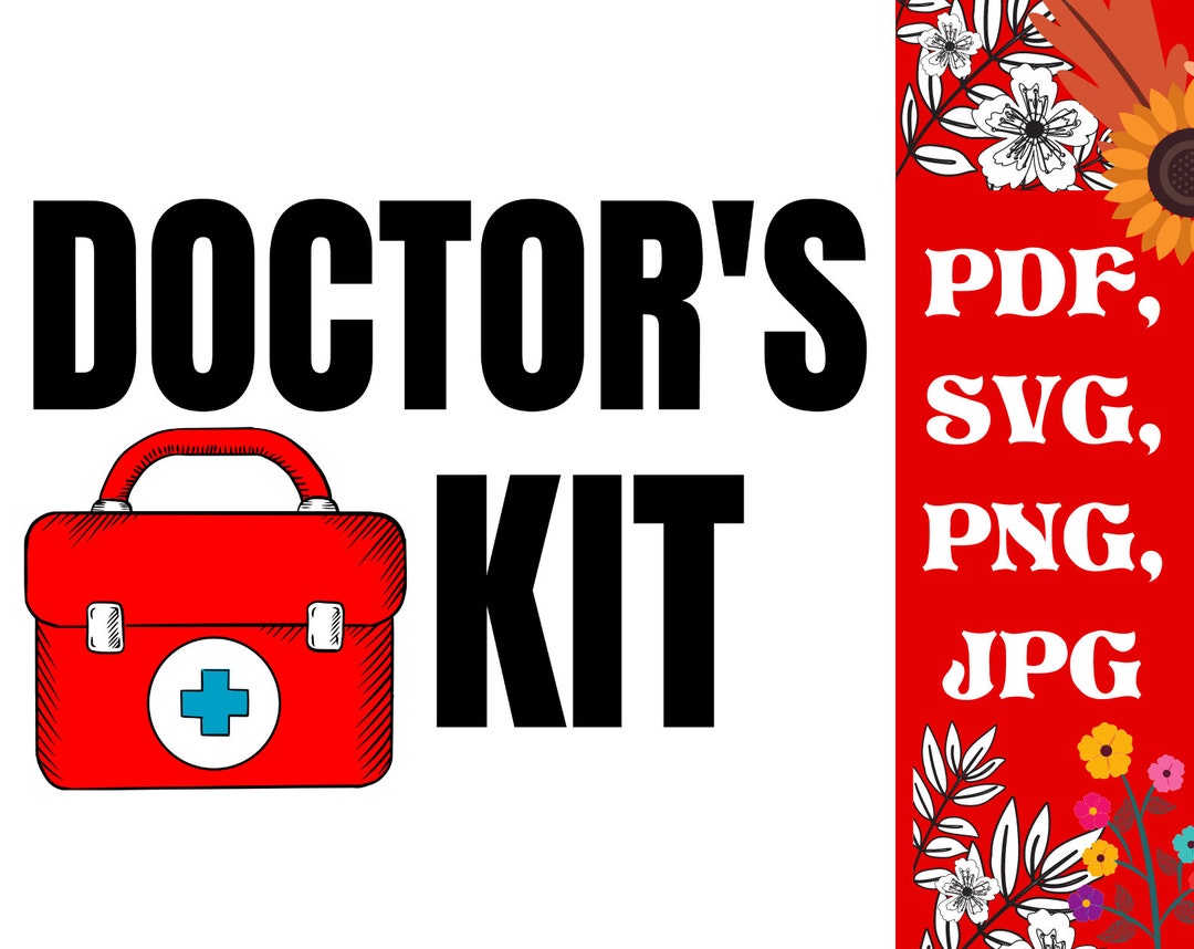 First Aid Kit Svg Cut Files Silhouette Cricut Emergency Kit - Etsy