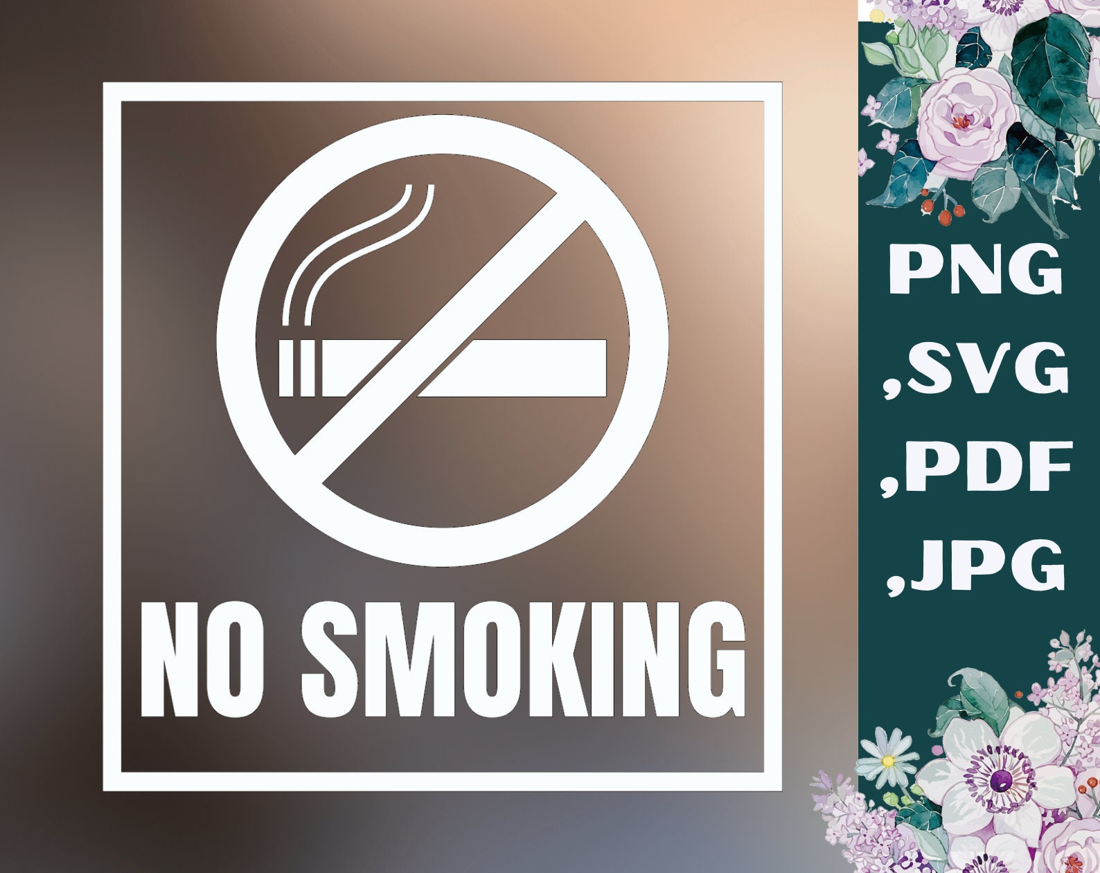 No Smoking Sign Svg Sign Svg No Smoking Vector No Smoking - Etsy