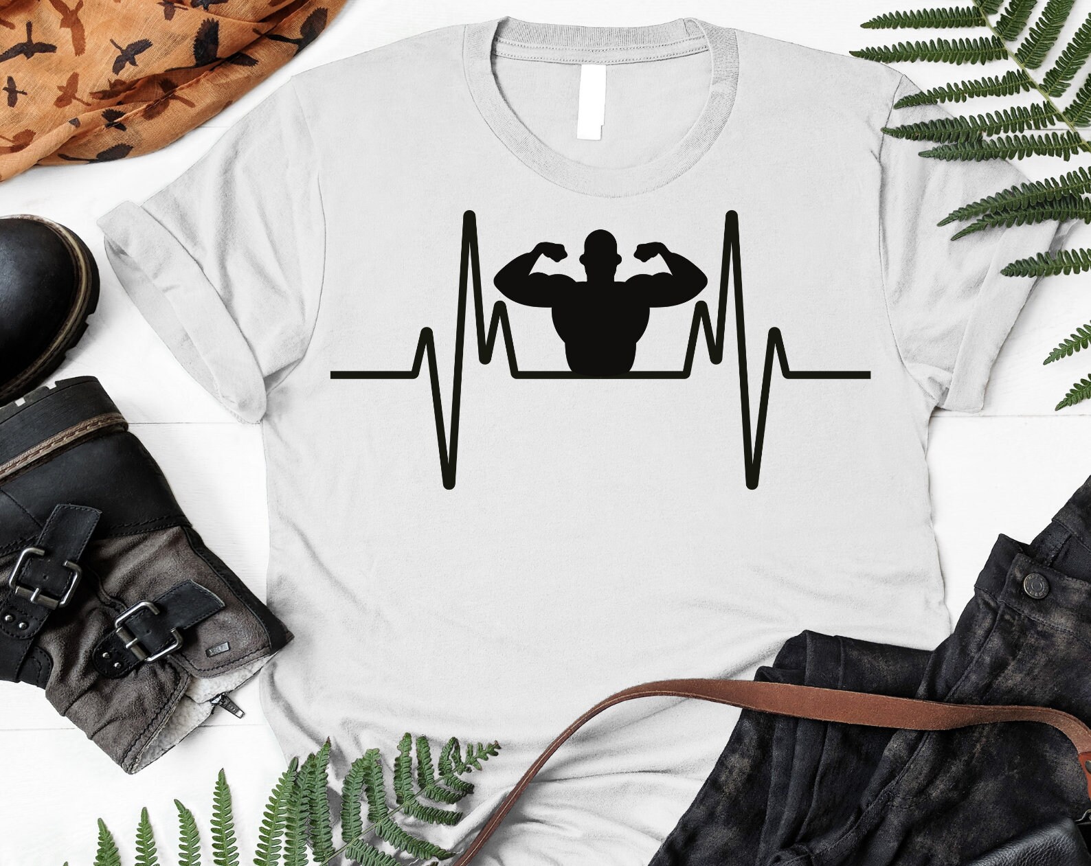 Heartbeat Line SVG Files, Heartbeat Pulse Clip Art, Heartbeat SVG ...