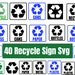 Recycle Sign Svg, Recycle SVG, Recycle Arrows SVG, Recycle Symbol Svg ...