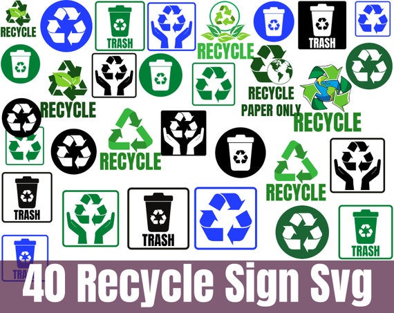 Recycle Sign Svg Recycle SVG Recycle Arrows SVG Recycle - Etsy Canada