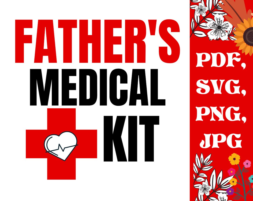 First Aid Kit Svg Cut Files, Silhouette Cricut Emergency Kit Medicine ...