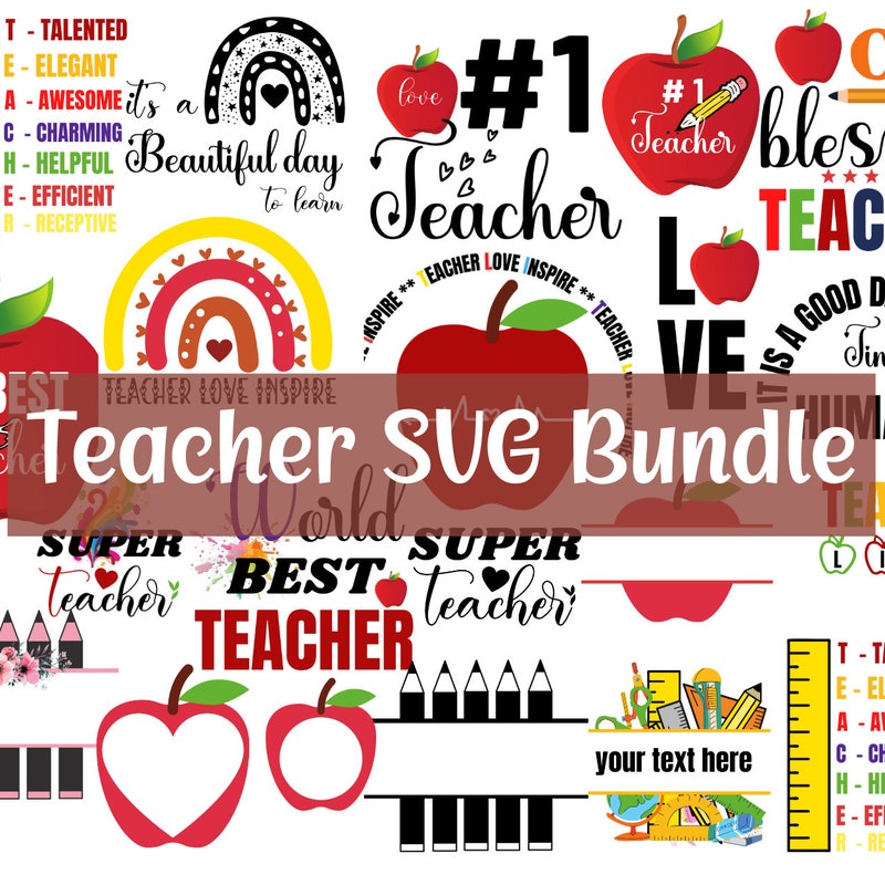 Teacher Appreciation Svg - Etsy