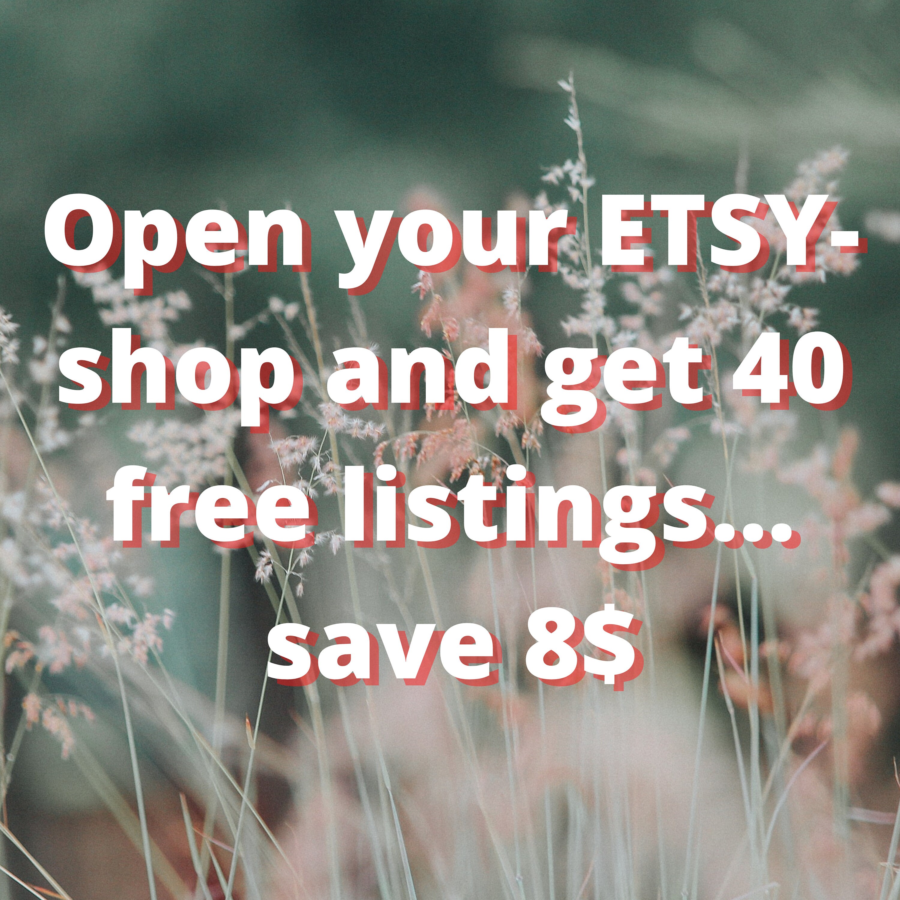 Open an Etsy Shop, Free Directory Listings, Only for a New Store Etsy ...