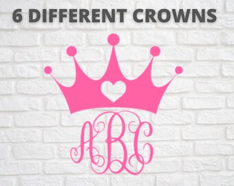Crown Monogram | Etsy