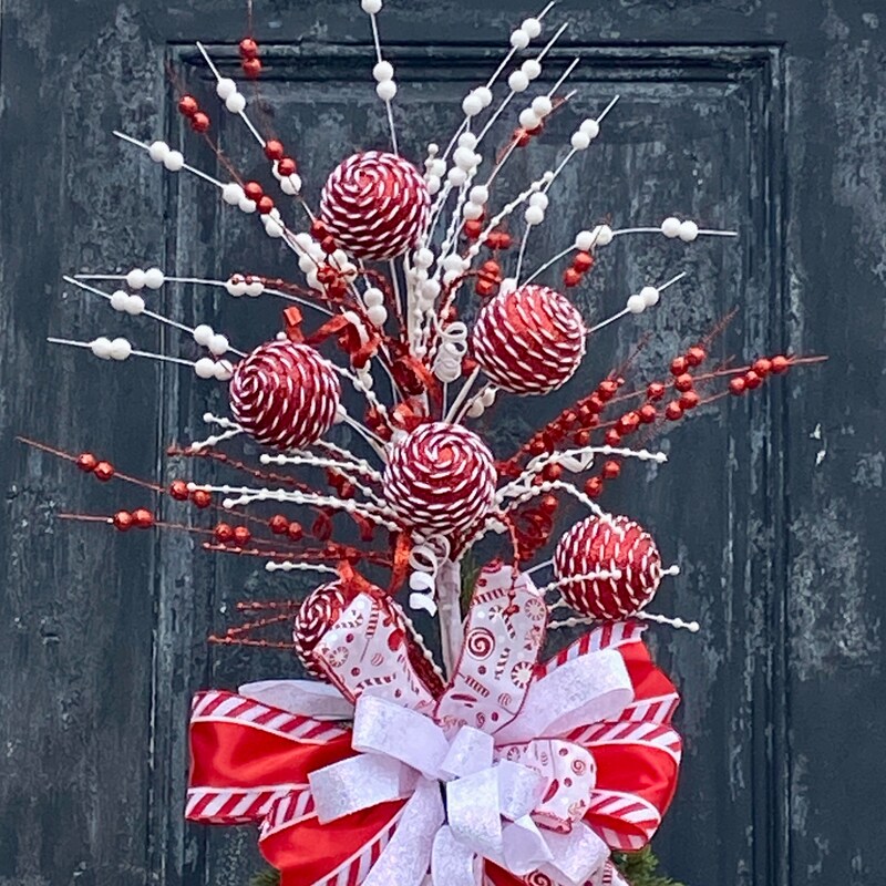 Candy Cane Tree Topper - Etsy