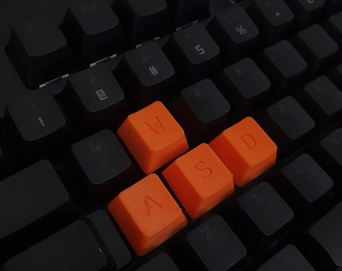Cherry MX - WASD Keycaps - 3D Printed - Solid Colors - Etsy