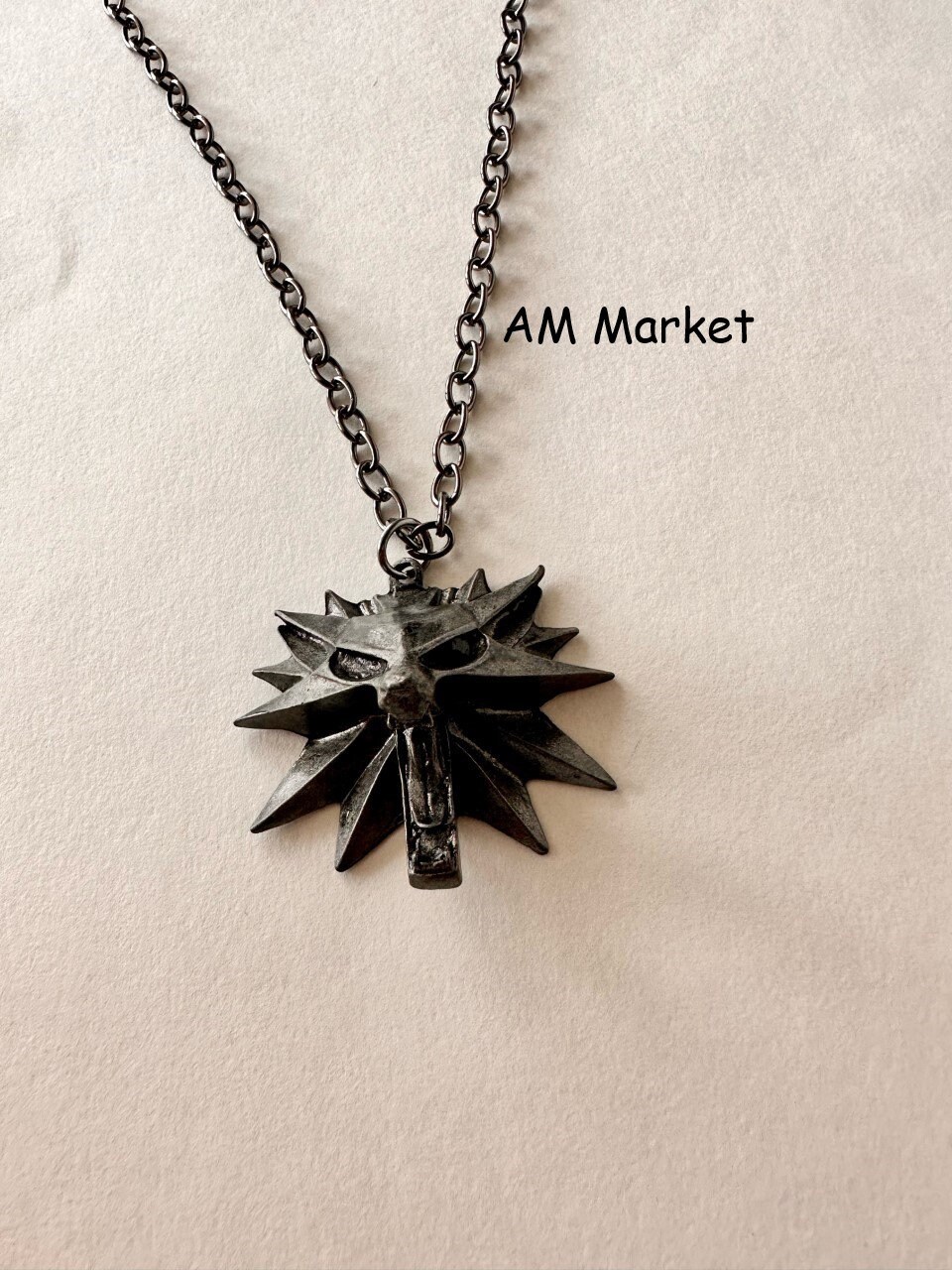 Witcher Inspired Custom Necklace School of the Wolf Birthday Gift Gifts ...