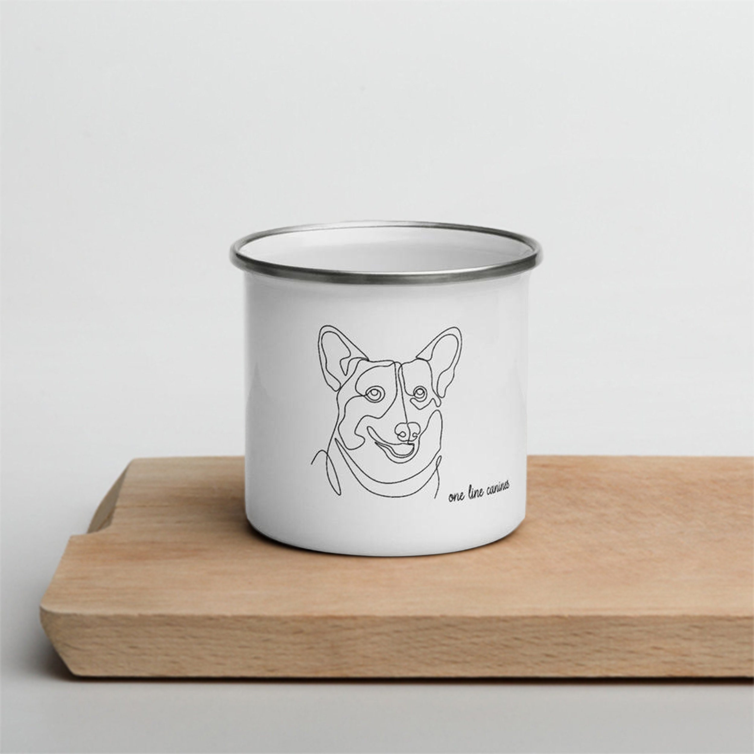 Corgi One Line Art SVG Custom Dog Portrait Digital Download - Etsy