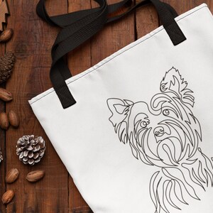 Yorkie One Line Art SVG | Custom Dog Portrait Digital Download - Etsy