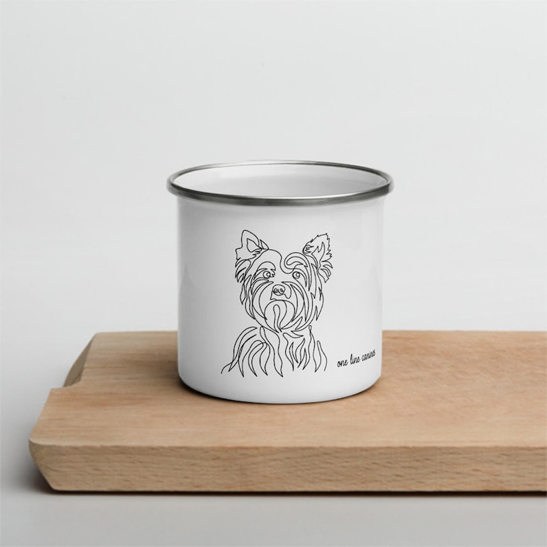 Yorkie One Line Art SVG Custom Dog Portrait Digital Download - Etsy