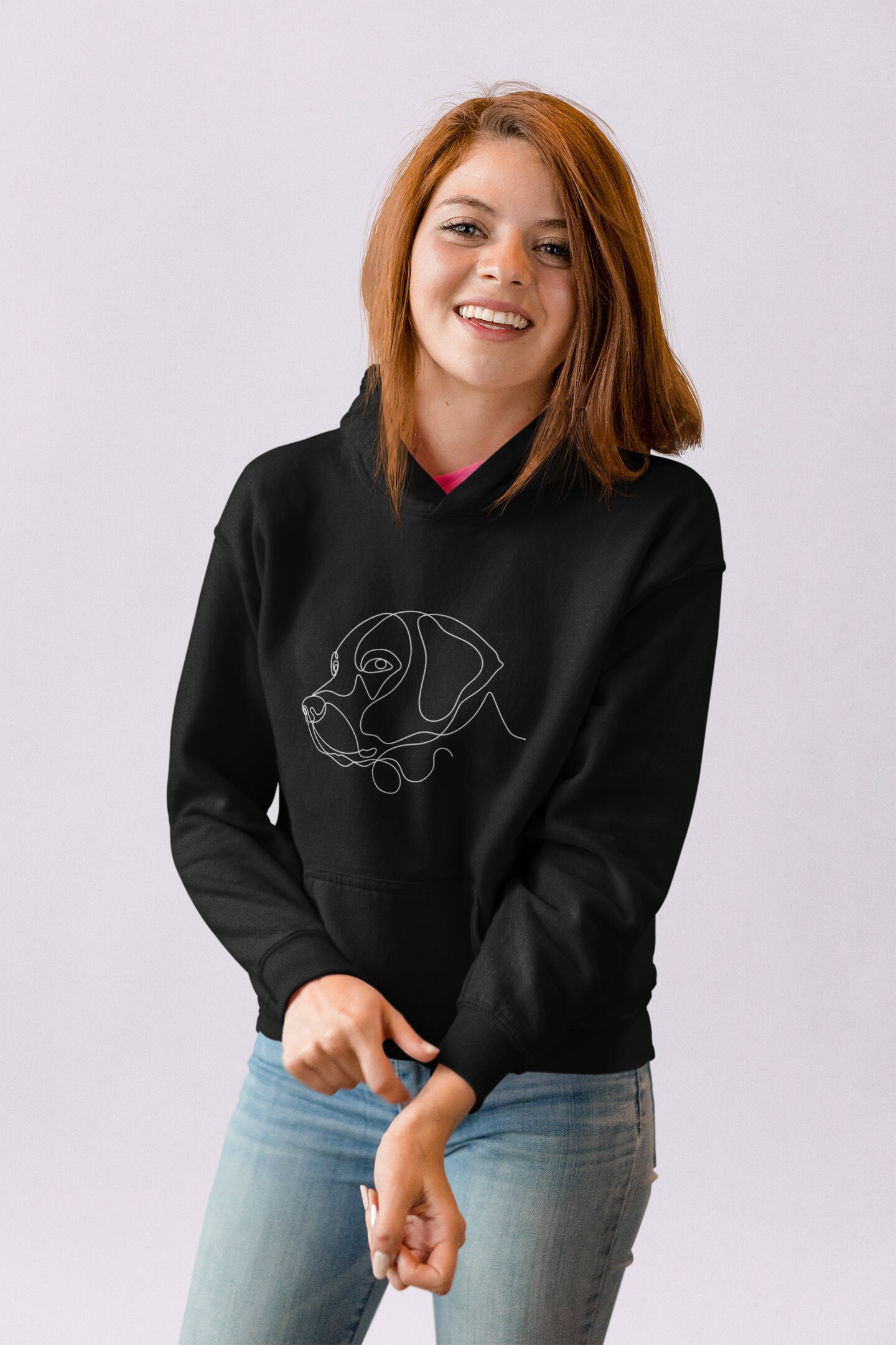 Labrador One Line Art SVG Custom Dog Portrait Digital | Etsy