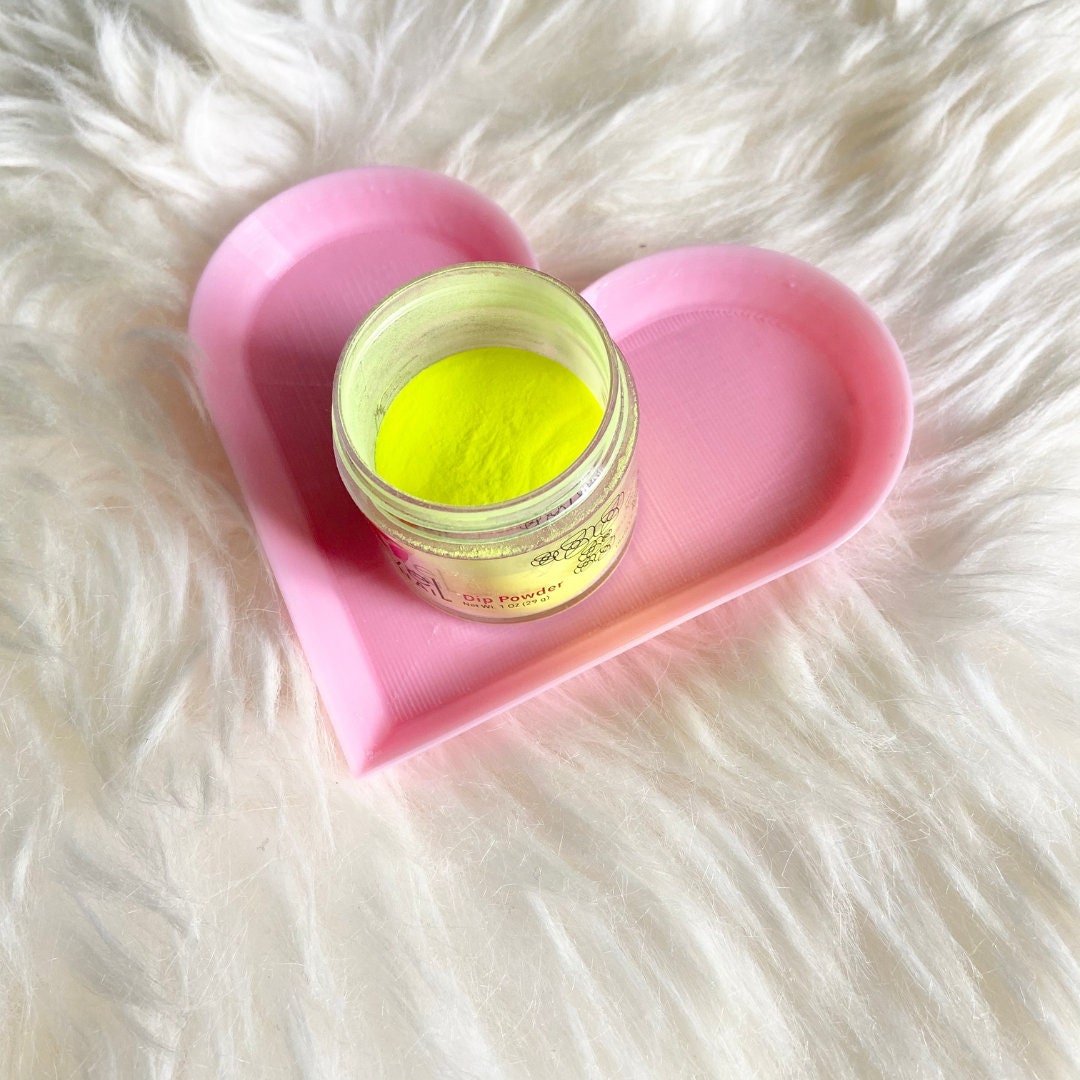 Heart Shaped Dip Powder Overflow Tray Powder Catchers Dip | Etsy