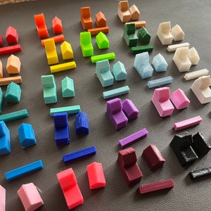 Settlers of Catan Game Pieces 3D Printed - Etsy