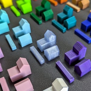Settlers of Catan Game Pieces - 3D Printed - Etsy