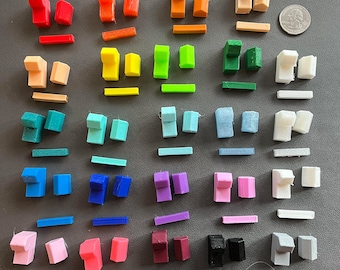 Custom 3d Printed Settlers of Catan Pieces unofficial - Etsy